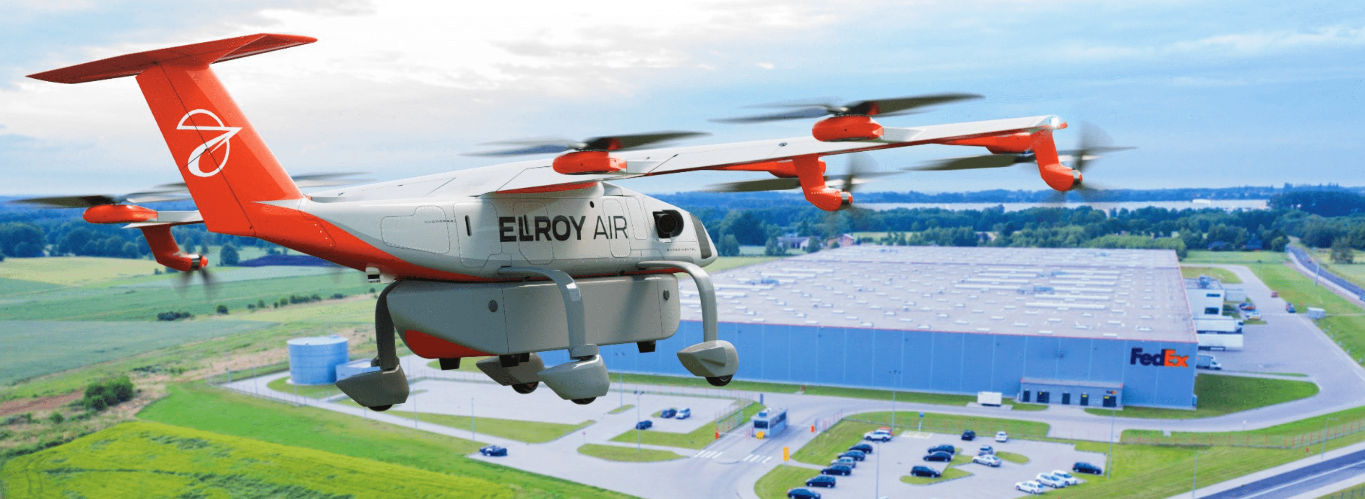Droni Elroy Air trasportano merci per il corriere Fedex | Drone Blog News