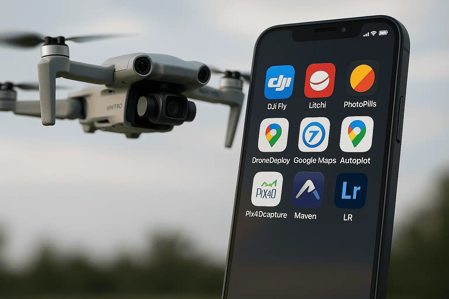 Le 7 migliori applicazioni mobile per potenziare il tuo drone DJI (iOS & Android) | Drone Blog News