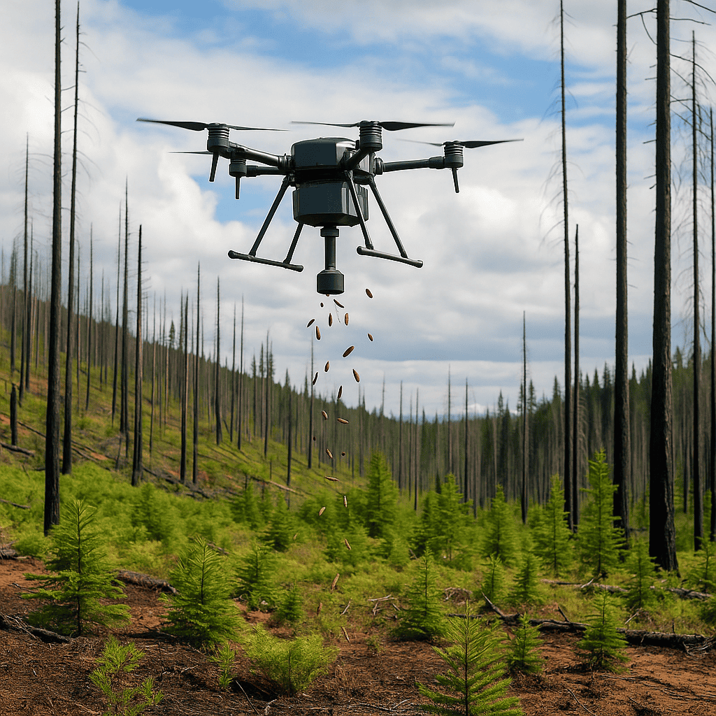 Droni per la riforestazione in Canada: la rivoluzione verde di Flash ...