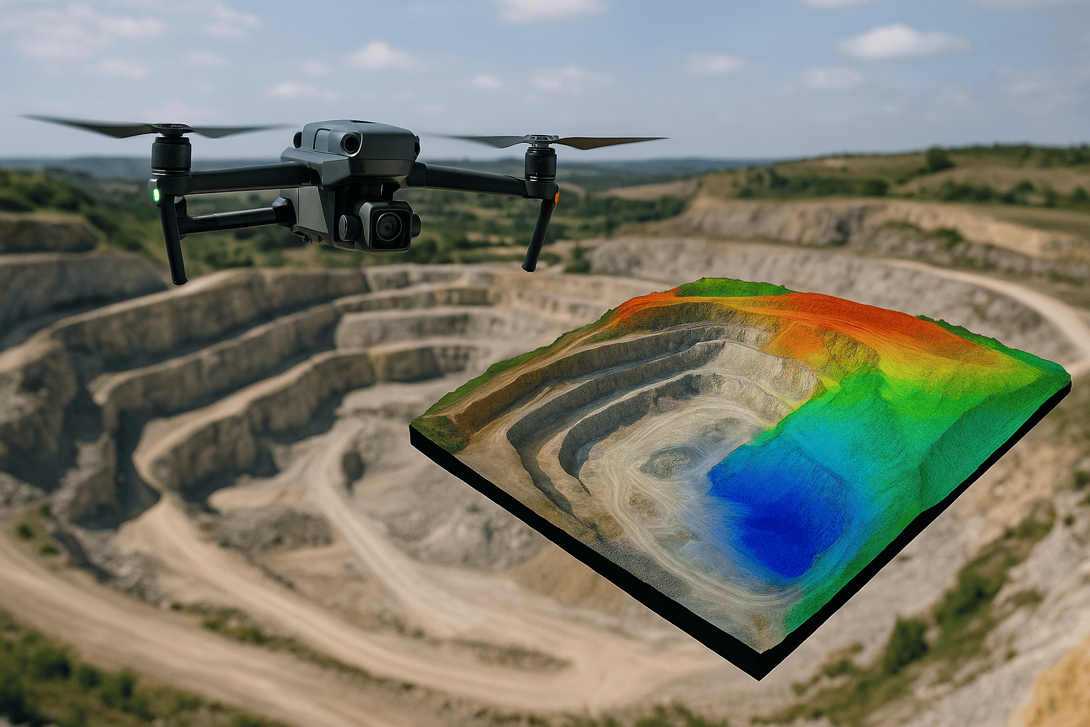 Miniere e cave: come ottenere calcoli volumetrici accurati con UAV e ...