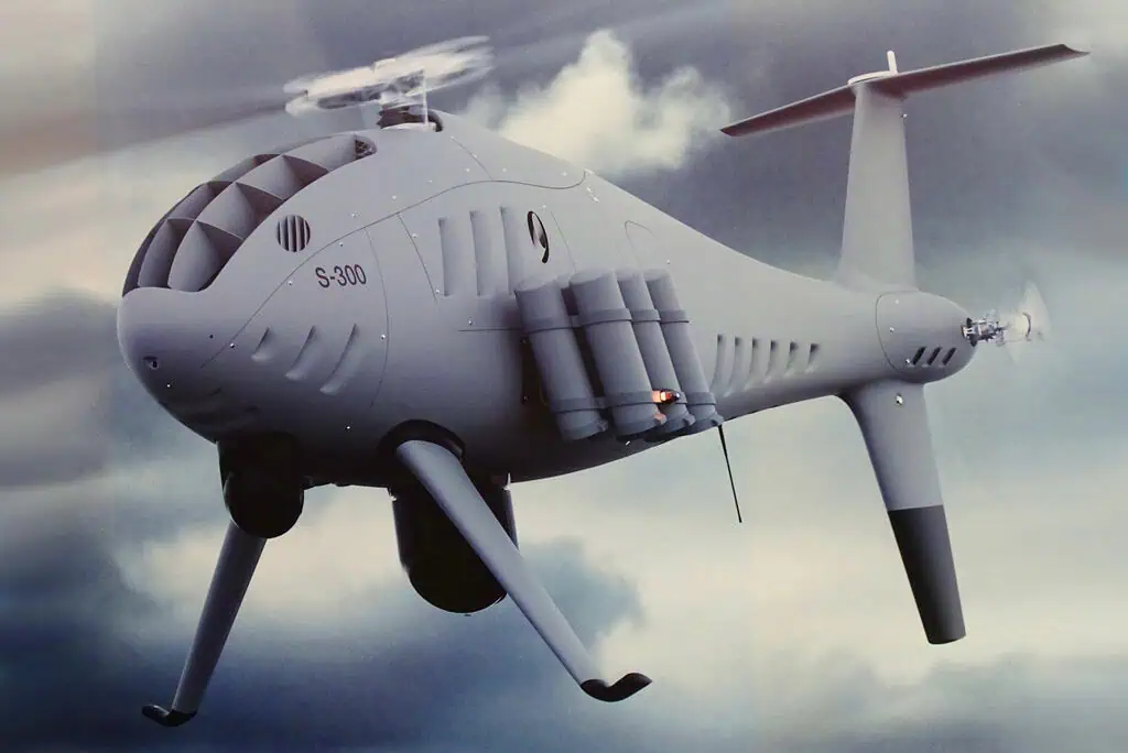 Schiebel presenta i nuovi droni militari CAMCOPTER S-101 e S-301: evoluzione armata della serie ...
