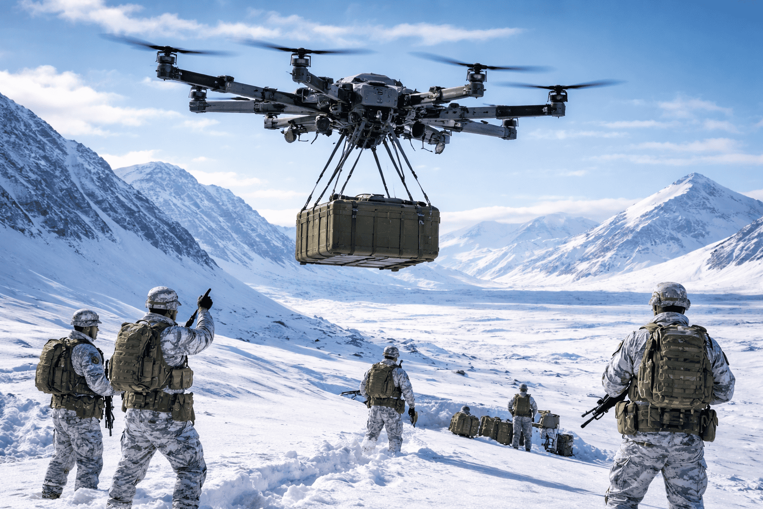 Droni heavy-lift in Artico: i Royal Marines rivoluzionano la logistica ...